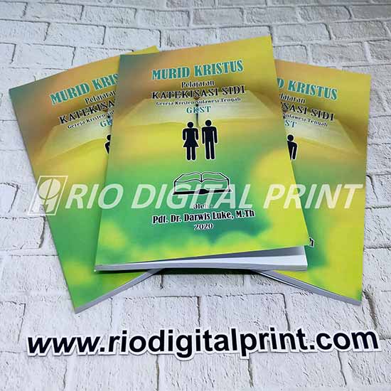 Cetak Buku A5 Art Paper 120 Gsm Laser Color | Rio Digital Printing Palu