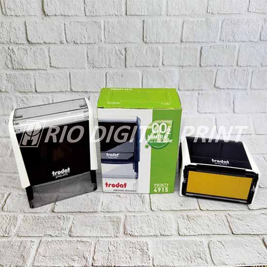 Stempel Trodat Persegi 4915 uk. 70x25mm | Rio Digital Printing Palu