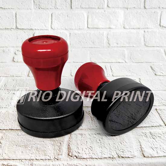 Stempel Oval Diameter 45mm | Rio Digital Printing Palu